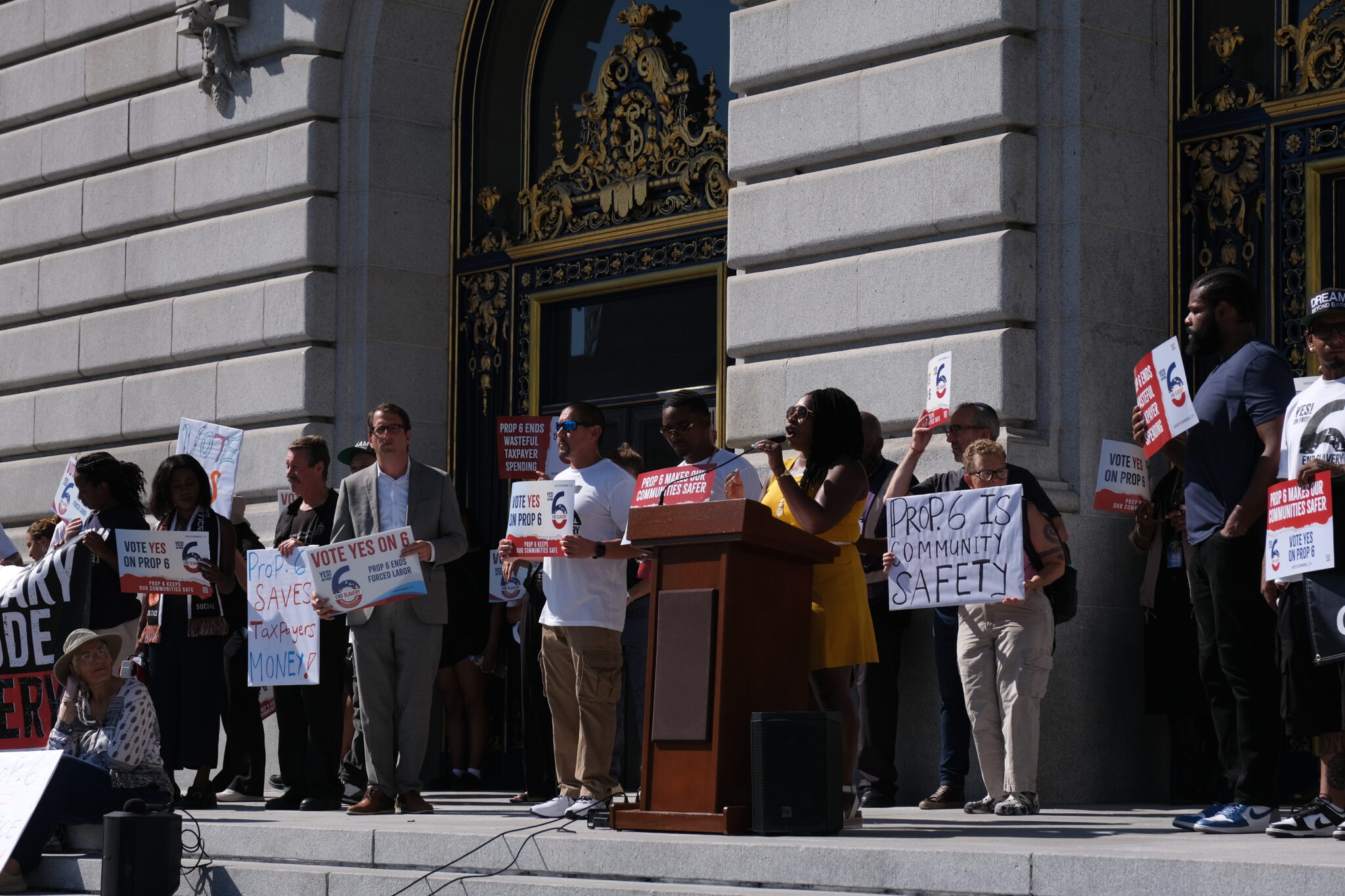GLIDE Center for Social Justice holds rally in support of Proposition 6 – GLIDE – San Francisco ...