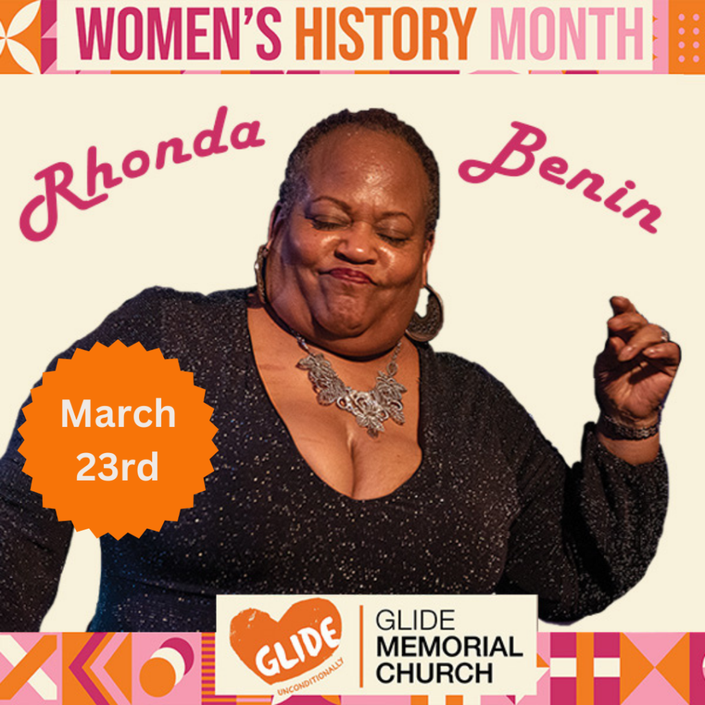 Message in the Music: Rhonda Benin at Glide Memorial Church – GLIDE ...