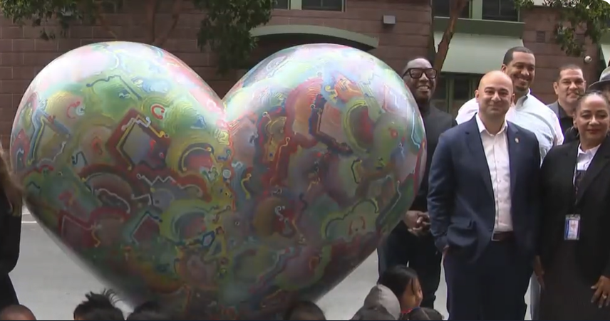 A New “Hearts in San Francisco” Sculpture Unveiling Ceremony at GLIDE ...